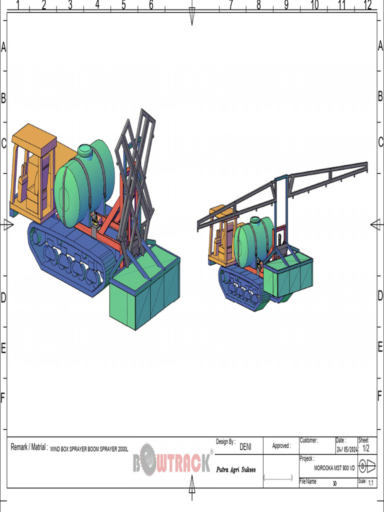 MOROOKA MST800 TANKI WIND BOX SPRAYER 3D | PDF