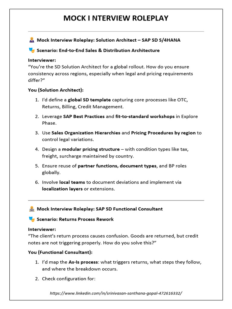 Mock Interview Roleplay 1745117753 | PDF | Business | Computing