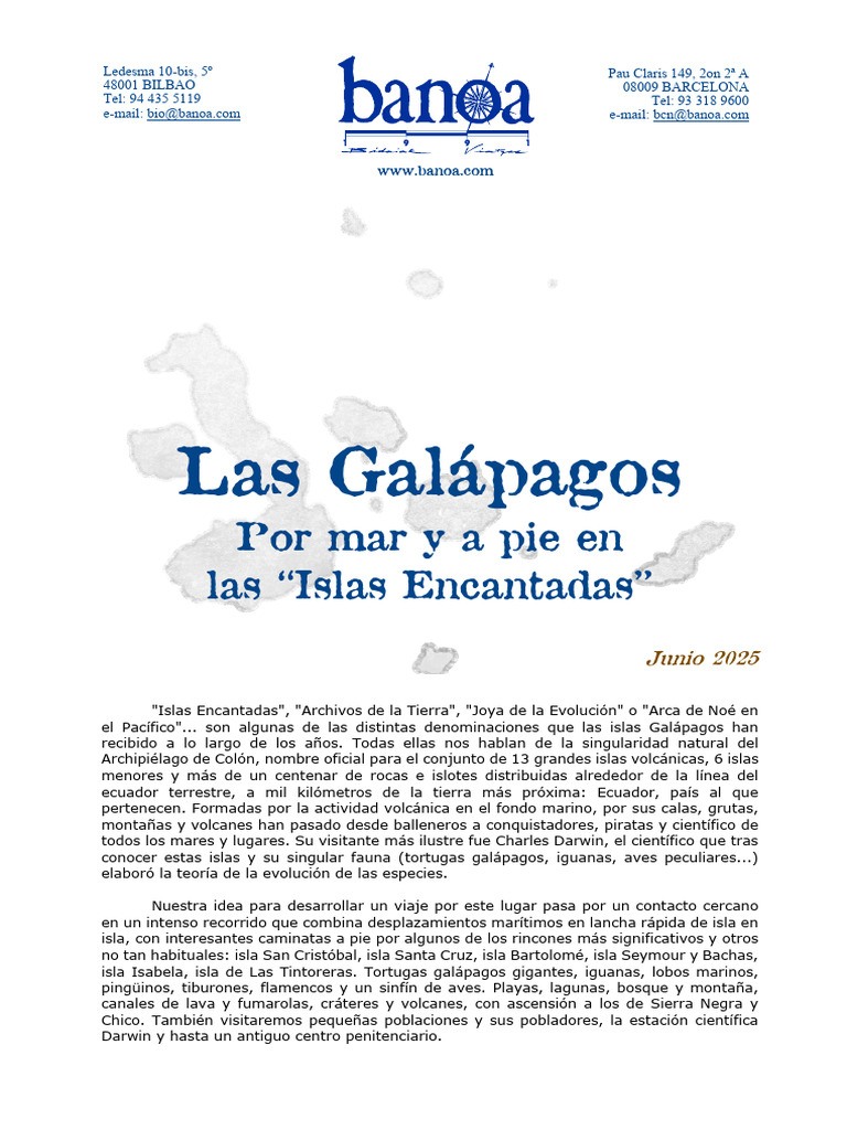 Galapagos | PDF | Islas Galápagos