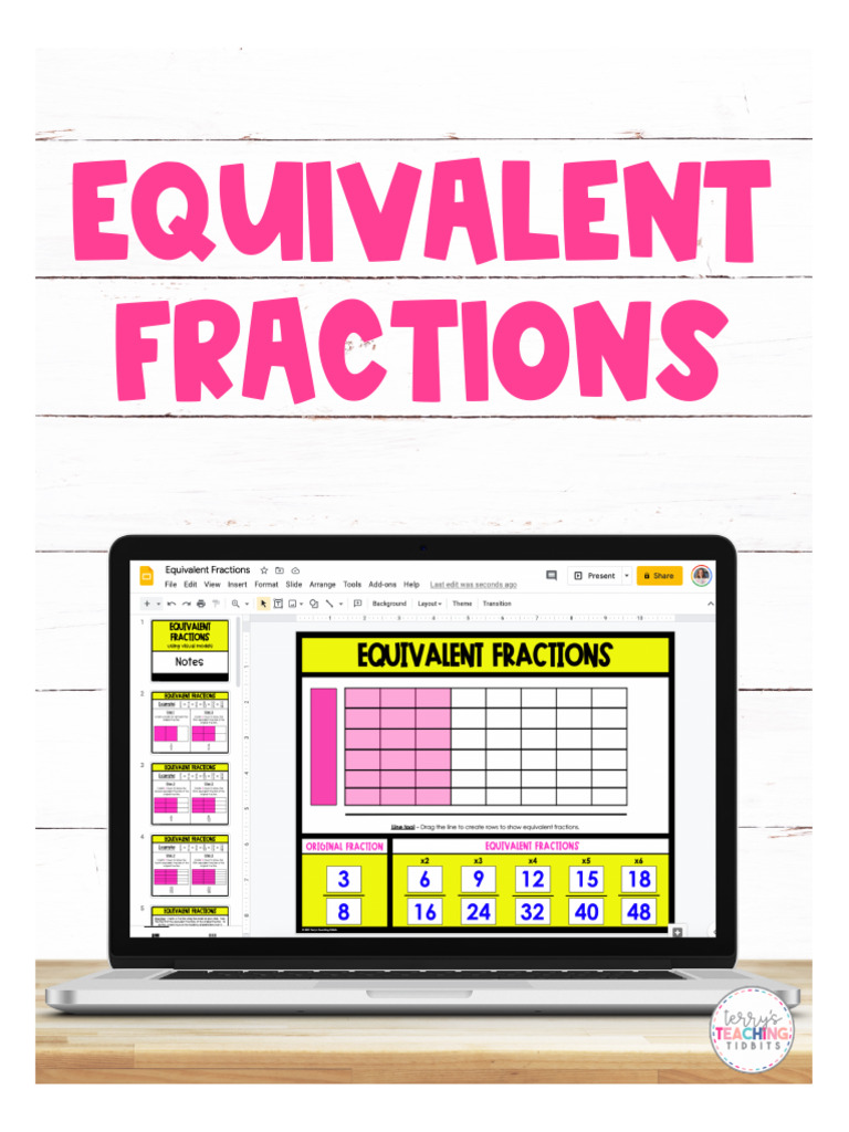 Equivalent Fractions Tutorial Video | PDF | Icon (Computing) | Computer ...