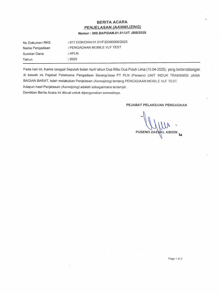 Bap Mobile VLF Test | PDF