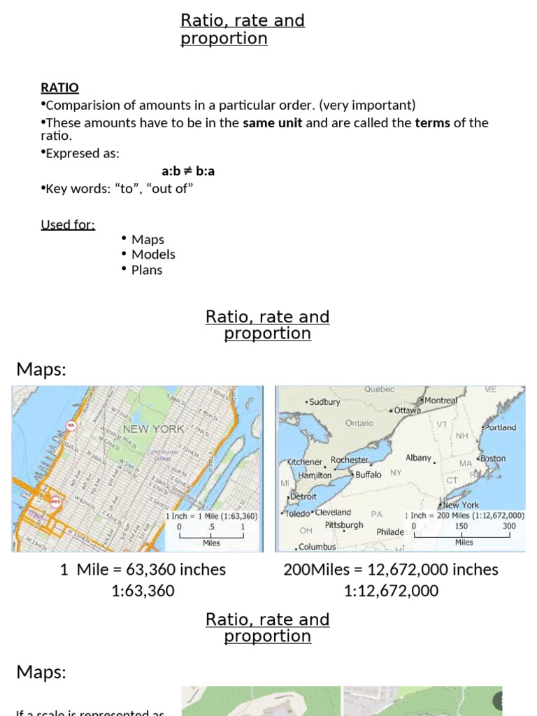 1) Ratio, Rate and Proportion | PDF