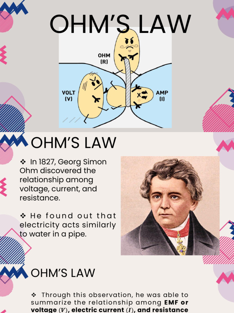 Lesson 4 Ohms Law and Electric Circuit | PDF | Electric Current | Mains ...