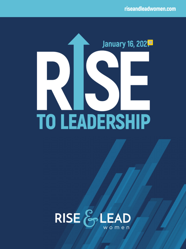 The Rise To Leadership Program - AS | PDF | Leadership | Mentorship
