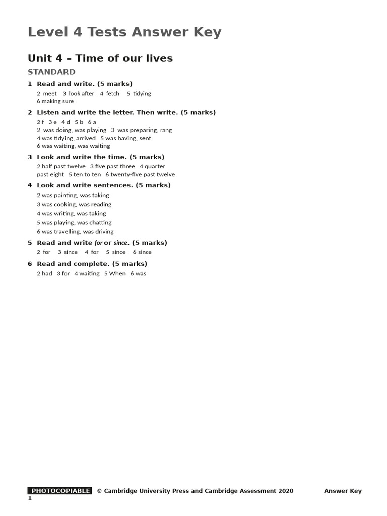 PEC L4 Unit 4 Standard AK | PDF