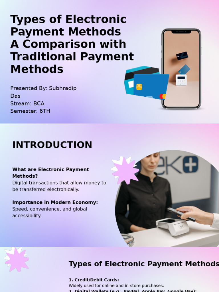 Pink and Purple Cute Gradient Abstract Payment Mobile App Presentation ...