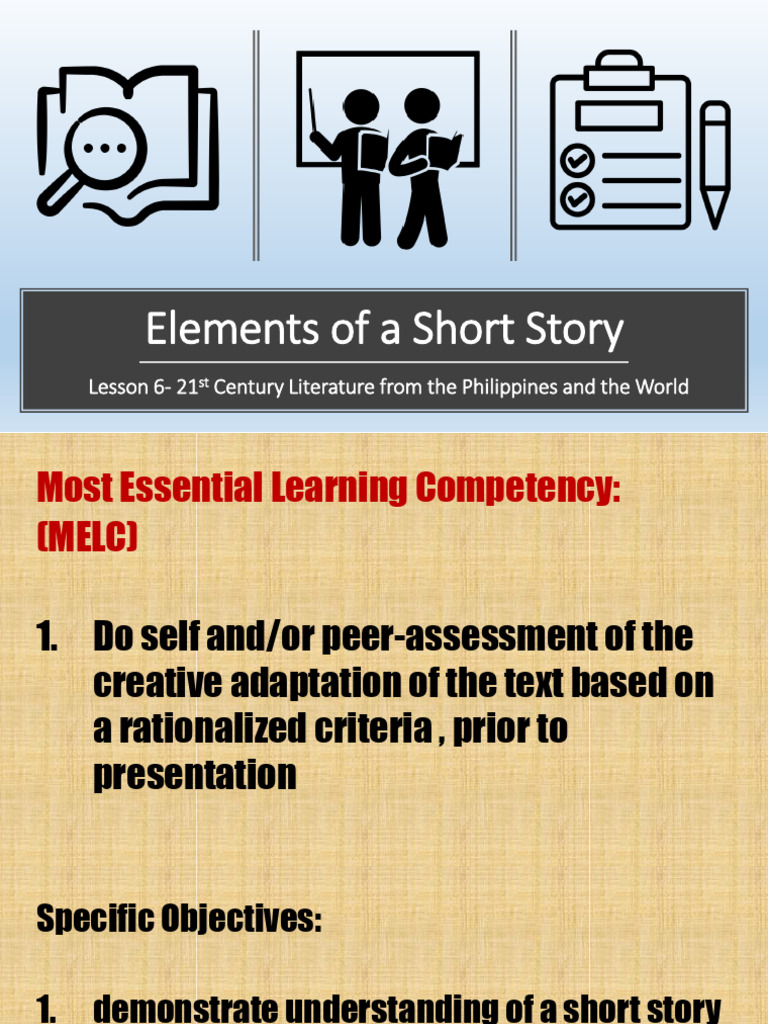 Lesson-6-Elements-of-a-Short-Story-1 | PDF | Narration | Plot (Narrative)