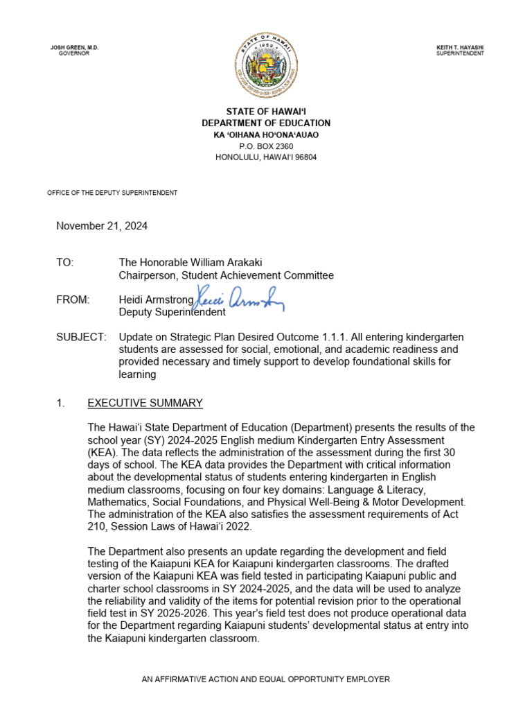 2024 11 21 - SAC - Kindergarten Entry Assessment | PDF | Instructional ...