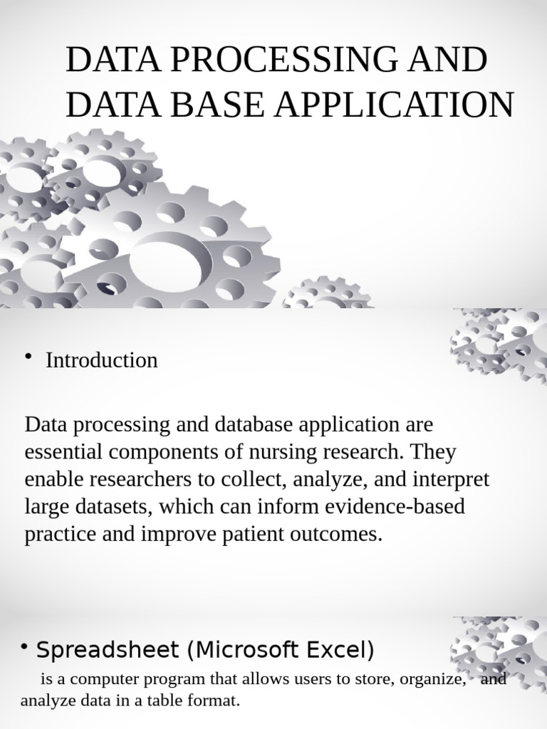 Data Processing and Data Base Application 065749 | PDF | Sas (Software) | Data