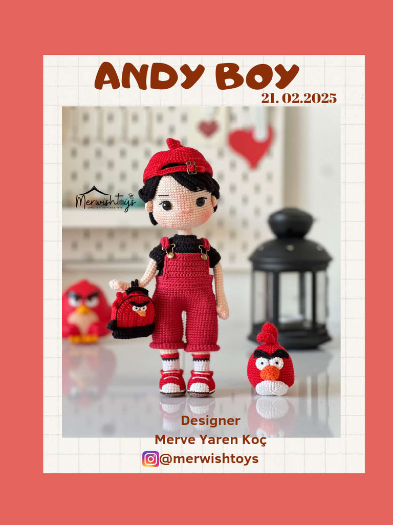 Merwishtoys (Andy Boy) | PDF | Crochet | Clothing