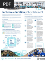 Inclusive Education Policy | PDF | Inclusion (Education) | Discrimination