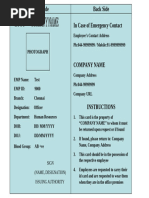 Letter For Surrender of Individual ARN Card | PDF