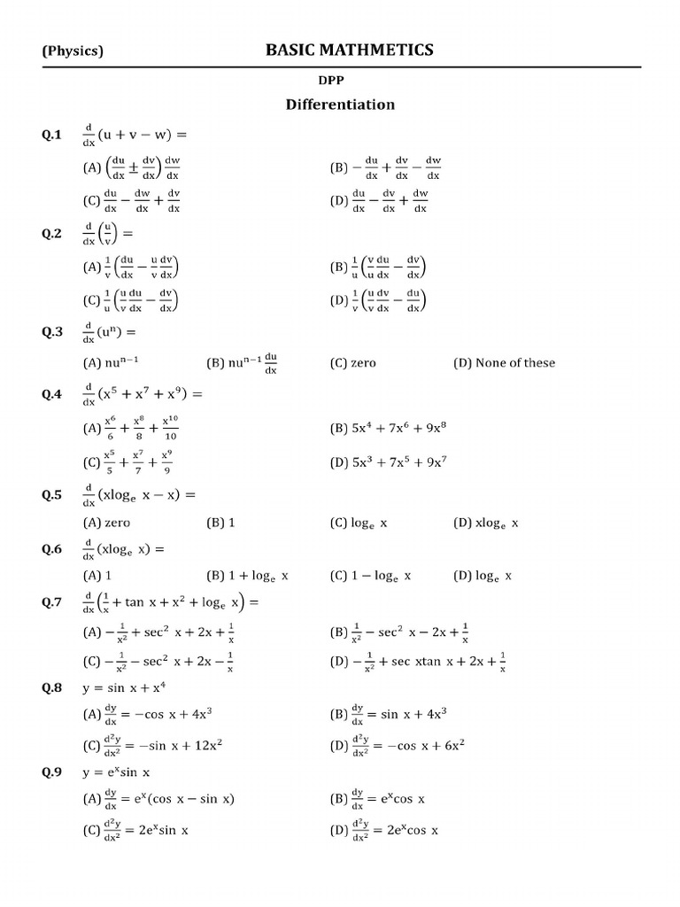 DPP 5 NJ1 | PDF