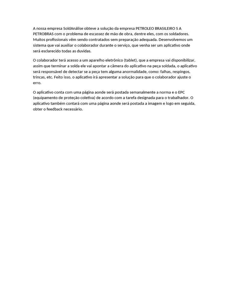 App Inova na Soldagem na Petrobras | PDF