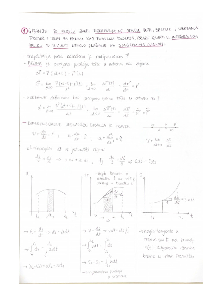 MEHANIKA 2 - Usmeni - Merged | PDF