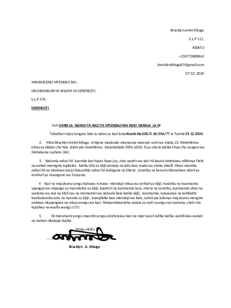 Barua Serengeti | PDF