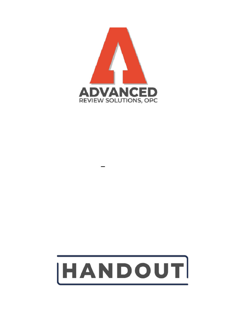 AUDITING THEORY MODULE 5 Handouts | PDF | Audit | Internal Control