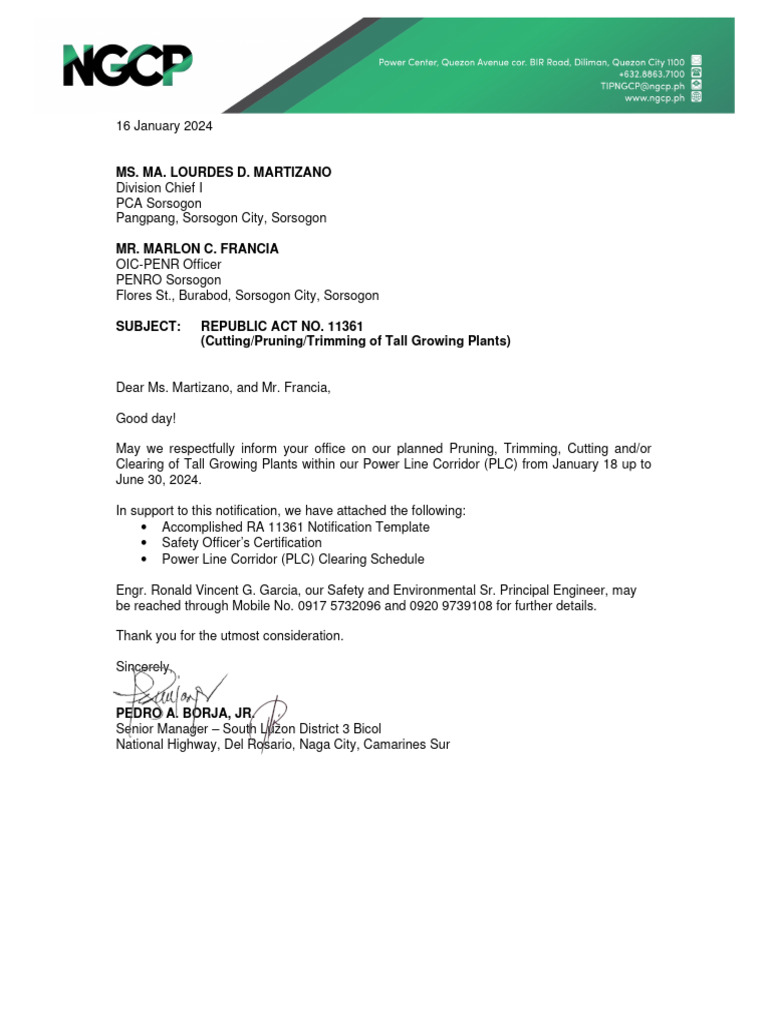 Ra 11361 Sorsogon - Jan 16 Complete | PDF | Electric Power | Electricity