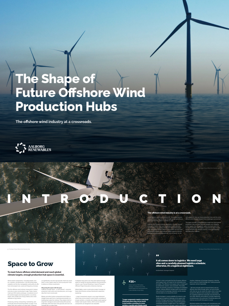 Future Offshore Wind Production Hubs | PDF | Offshore Wind Power | Wind ...