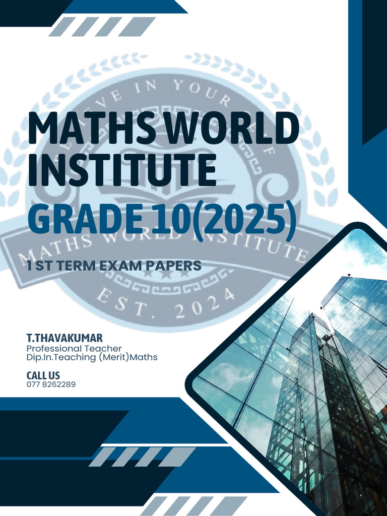 First Term Grade 10 | PDF