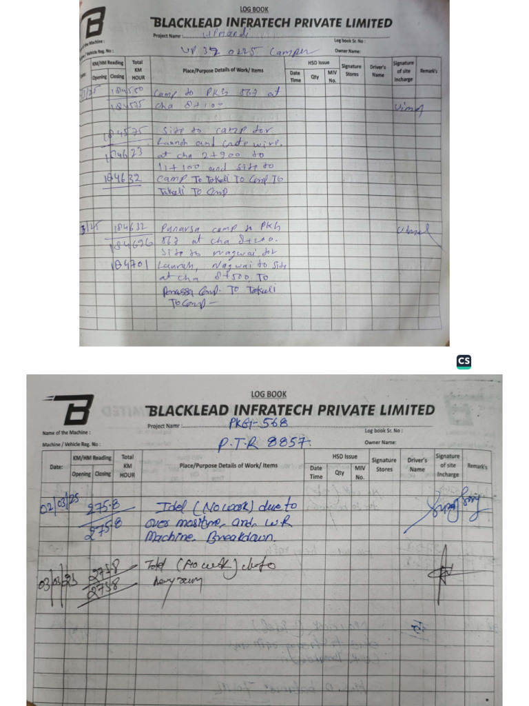 Logbook Project-3 | PDF