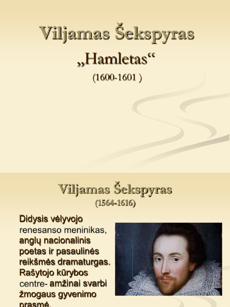 Kažkas. Hamletas | PDF