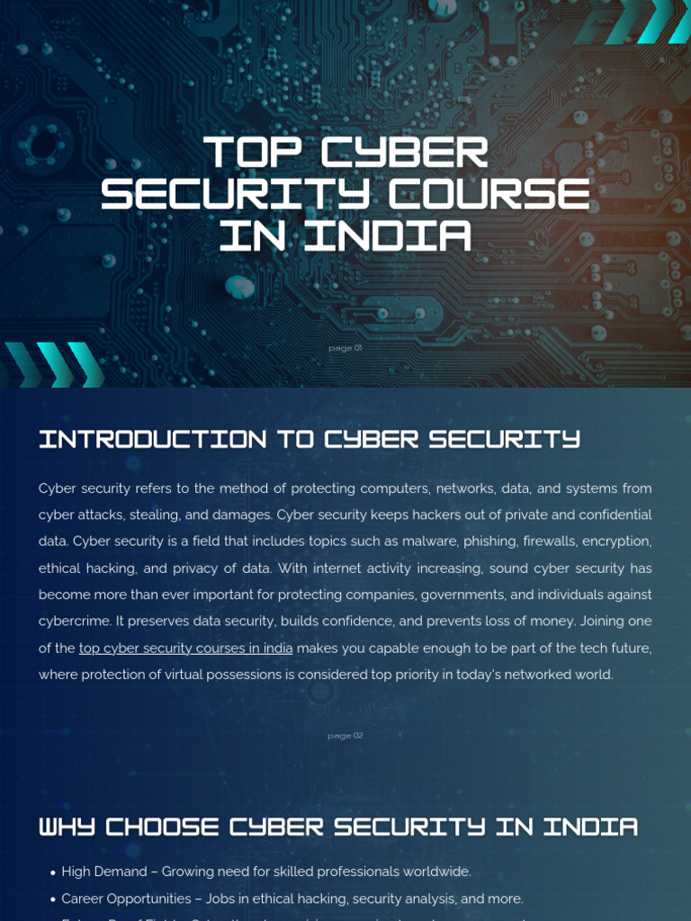 Top Cyber Security Courses in India | PDF | Security | Computer Security