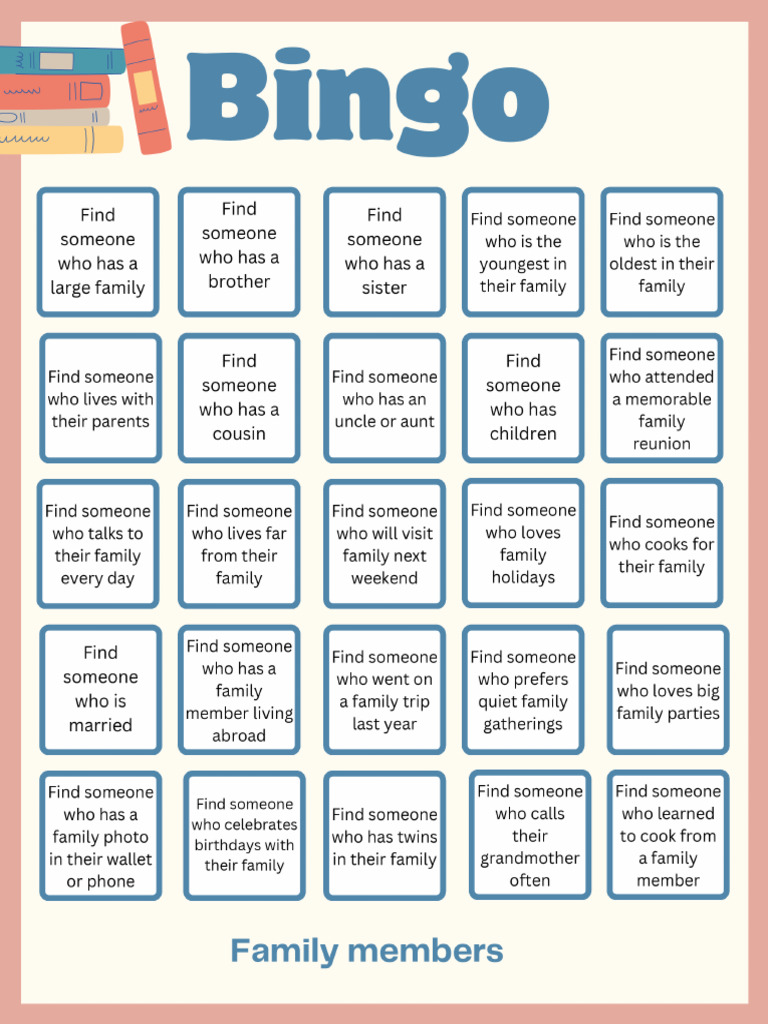 Family Bingo | PDF