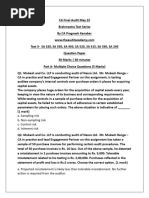 AAT Level 3 Exam Paper - Jan 2021 | PDF | Going Concern | Audit