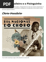 Atividade - Choro | PDF | Entretenimento (geral) | Lazer