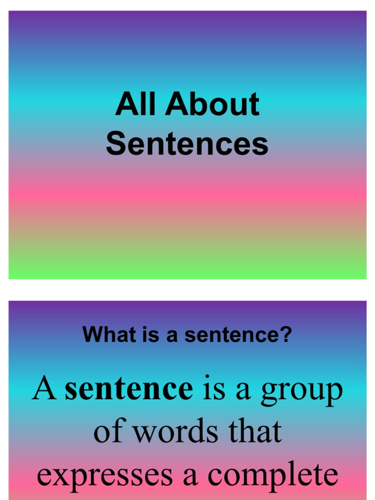 Understanding Sentence Structure | PDF | Verb | Predicate (Grammar)