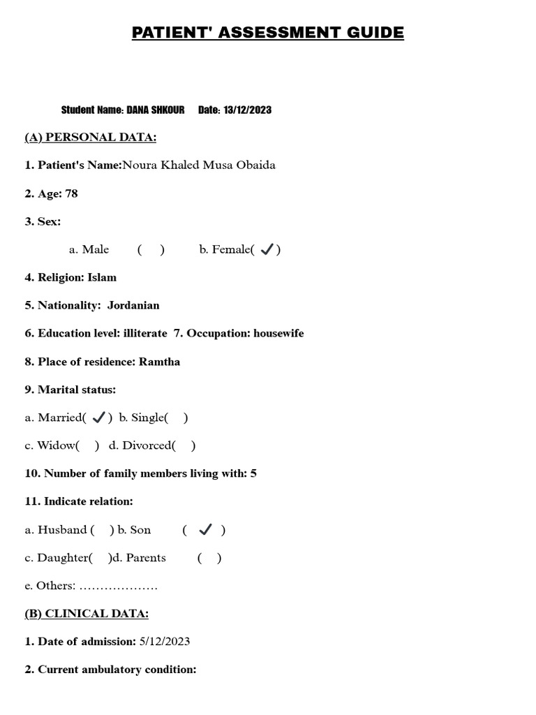 Patient Assessment Guide for UTI | PDF | Urinary Tract Infection ...