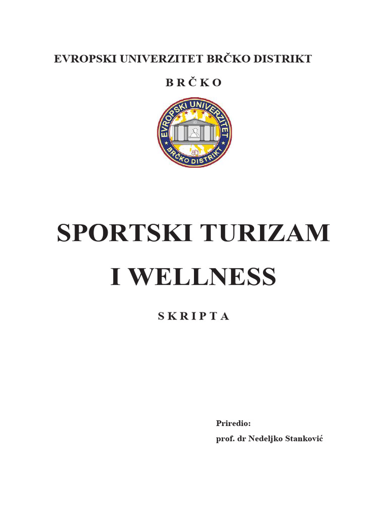 SPORTSKI TURIZAM I WELLNESS | PDF