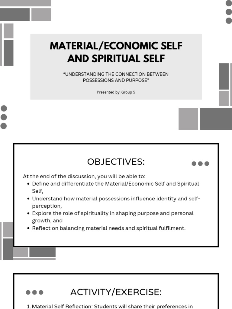 UTS Material and Spiritual Self - 20250210 - 211655 - 0000 | PDF | Soul ...