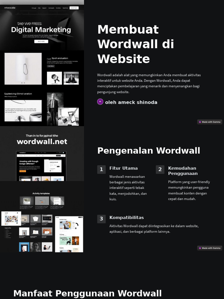 Membuat Wordwall Di Website | PDF