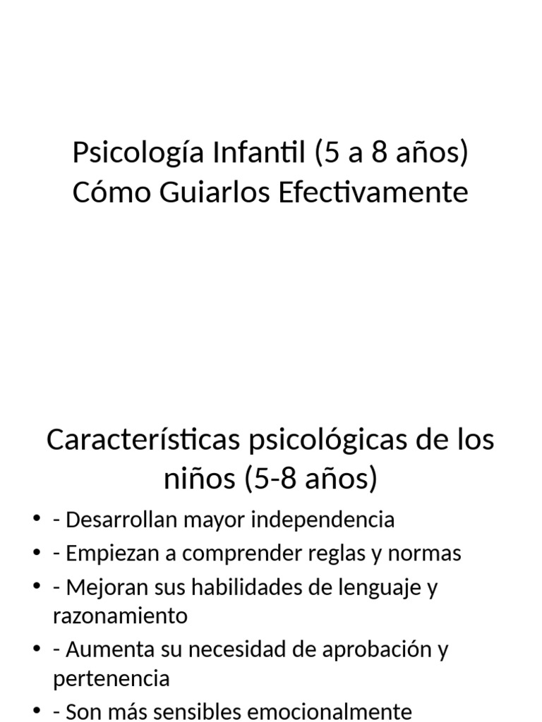 Psicologia Infantil 5a8 | PDF