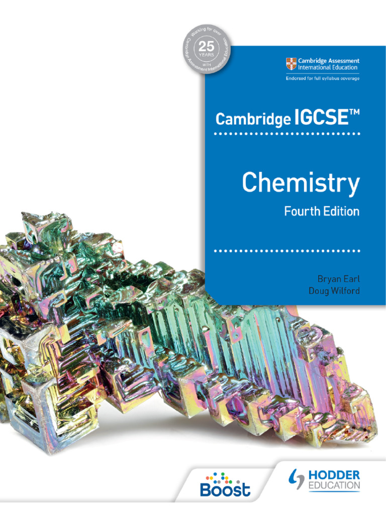 Cambridge IGCSE Chemistry Textbook, Fourth Edition | PDF