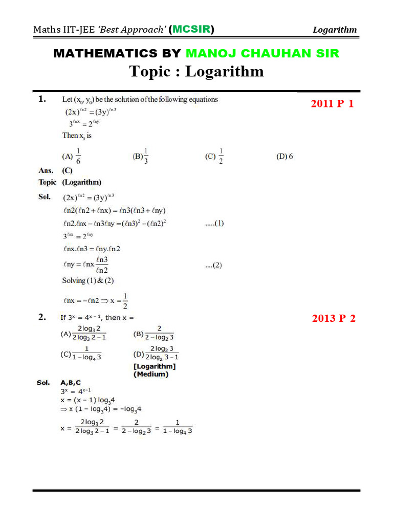 QAS Logarithm 1998-2023 1730972563814 | PDF