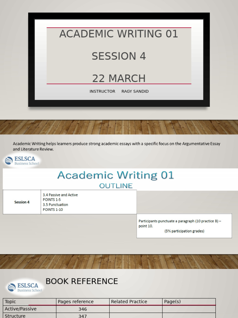 Academic Writing 01 PPT 4 | PDF