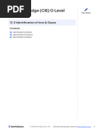 GCSE Chemistry: Gas Tests & Flame Colors | PDF