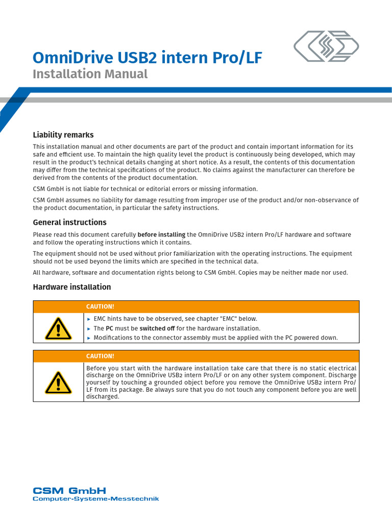 User Manual Omnidrive Usb2 LF | PDF | Usb | Flash Memory