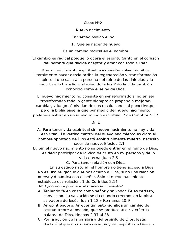 Clases de Discipulado 2 | PDF | Cristo (título) | Fe