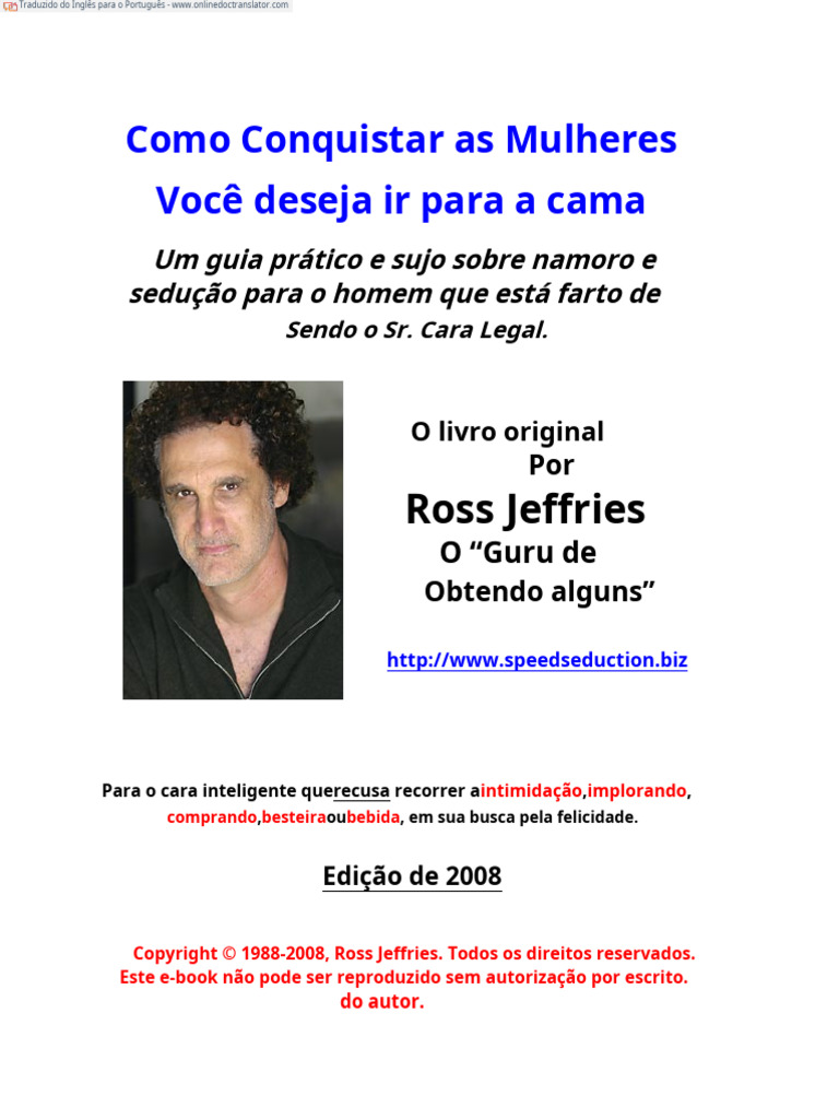 Jeffries Ross - How To Get The Women You Desire Into Bed (2008) .En ...