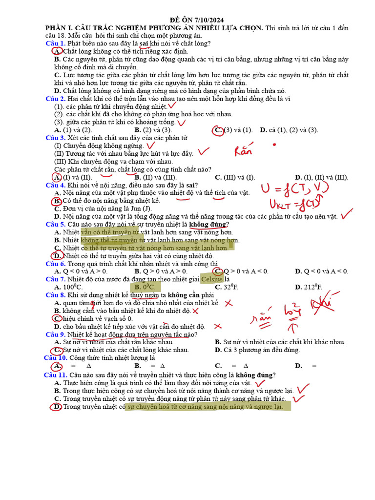 sua n2 ĐỀ ÔN 710 | PDF