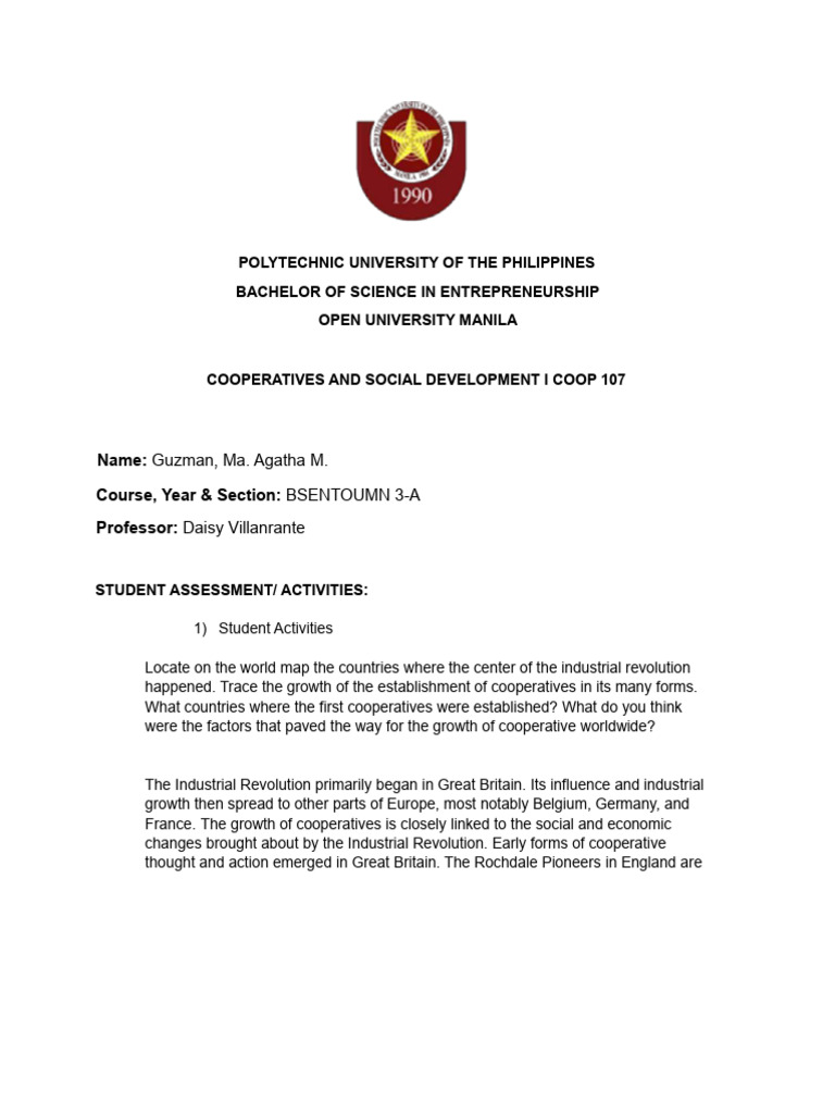 Guzman, Ma. Agatha M. - Student Assessment - Page 26 | PDF ...