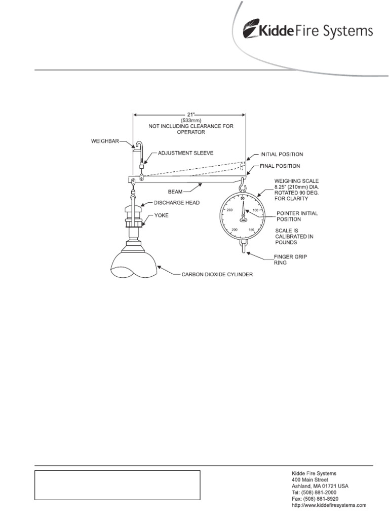 CO2 Cylinder Weighing Scale Manual | PDF