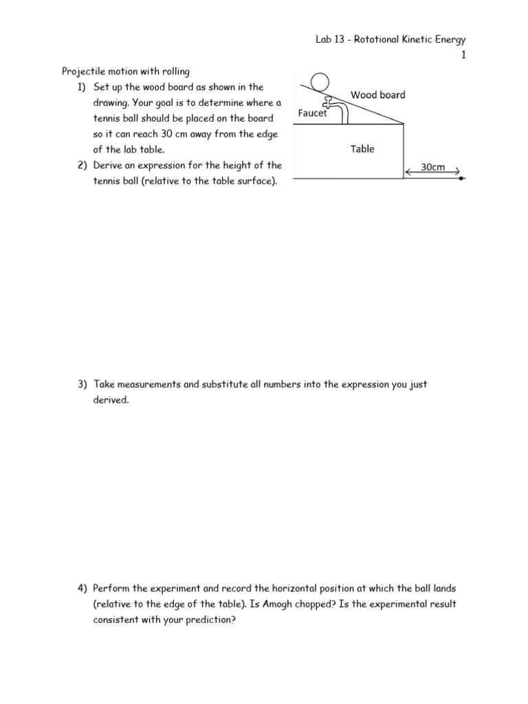 Rotational Kinetic Energy | PDF
