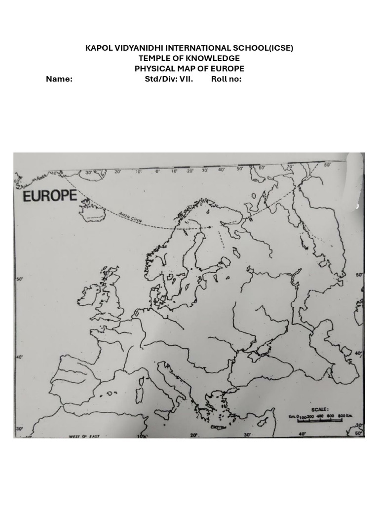 MAP OF EUROPE | PDF