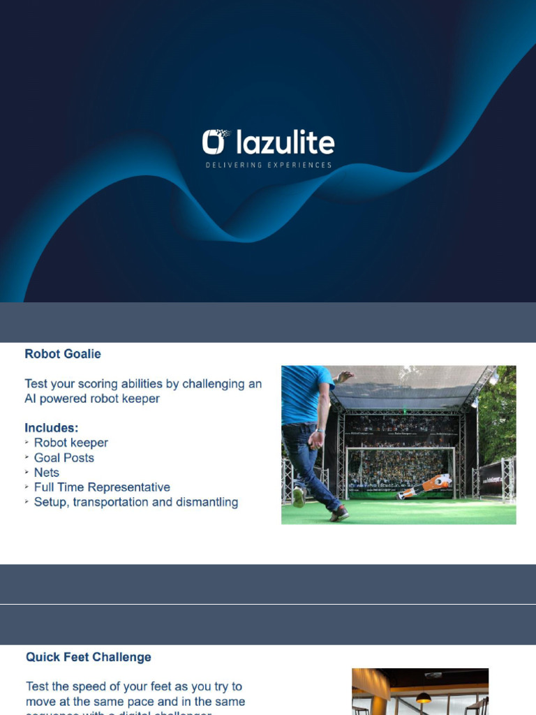 LTS - Ideas Football Gaming Activation | PDF