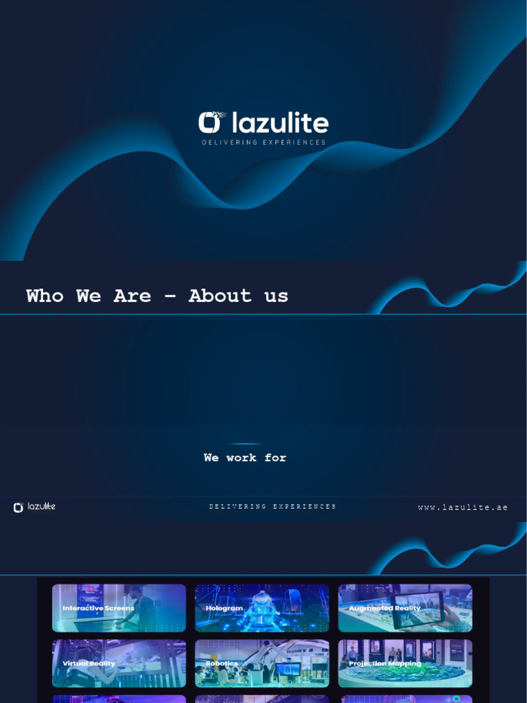 Lazulite Technology PROJECT Portfolio-2024 | PDF | Holography | Dubai